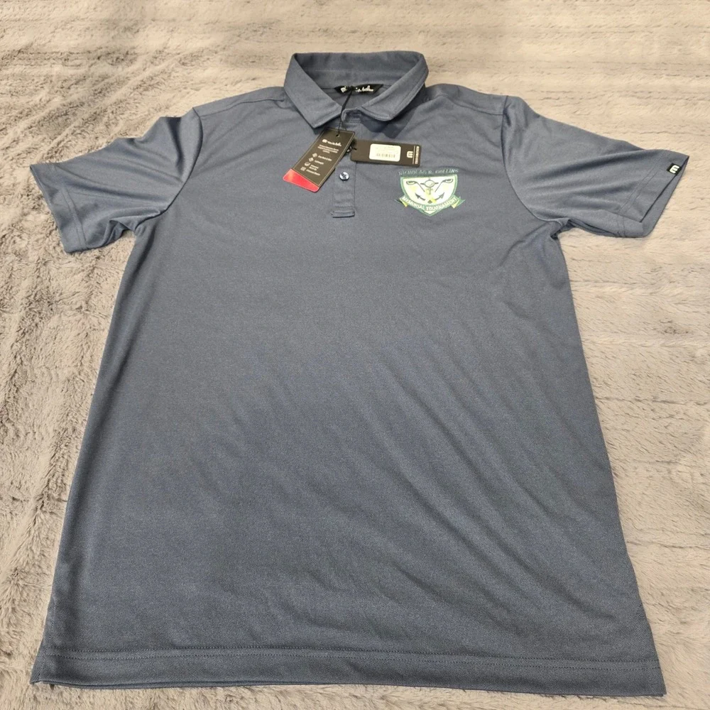 Travis Mathew | Shirts | Travis Mathew Coto Performance Polo Indigo ...